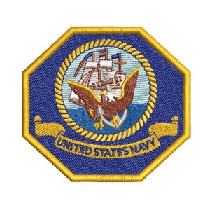 US Navy Embroidery Design (version 2) - Etsy
