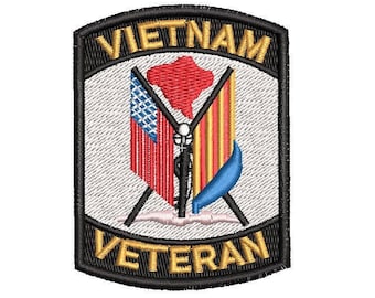 4 Sizes Vietnam Veteran Ribbon Machine Embroidery Design File - Etsy