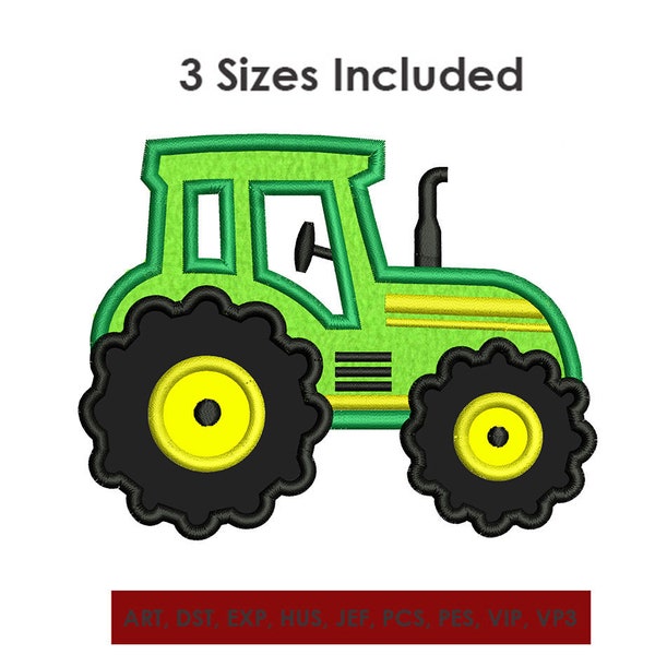 Tractor Applique - Etsy UK