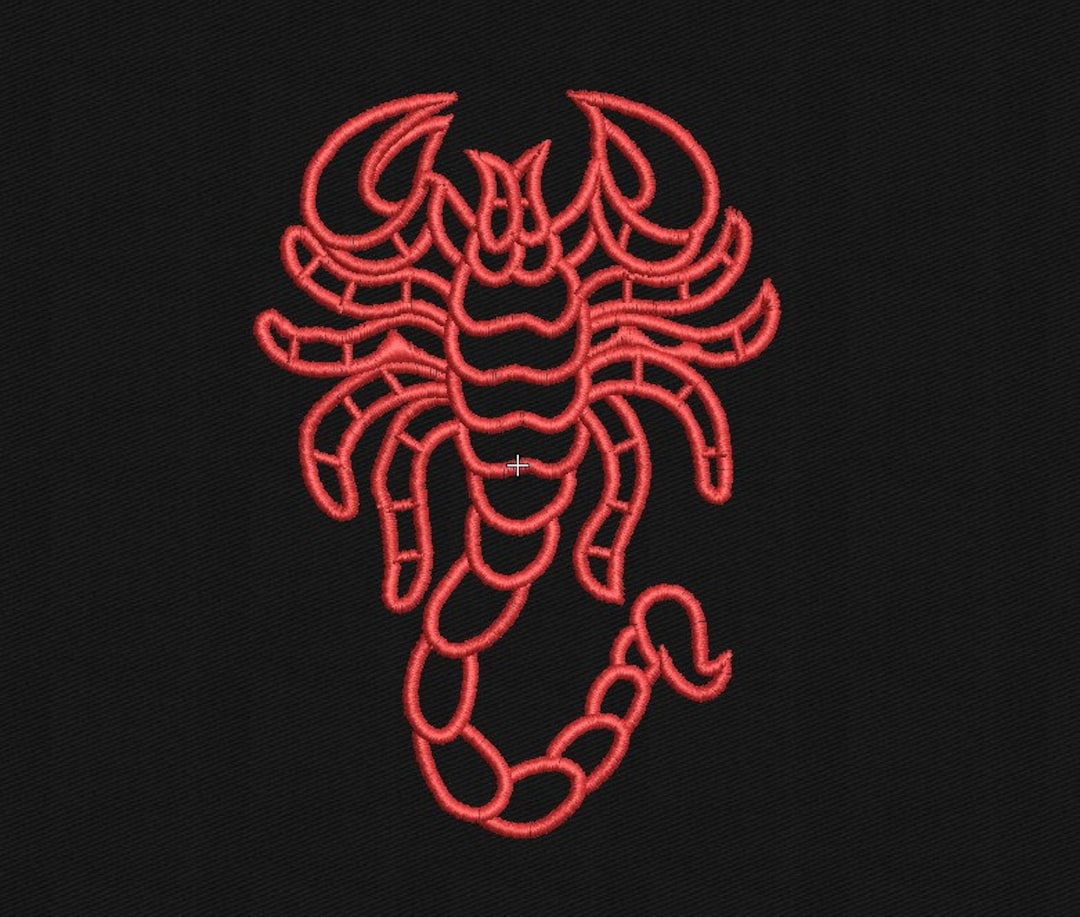 Scorpion - Embroidery Design Download - Etsy