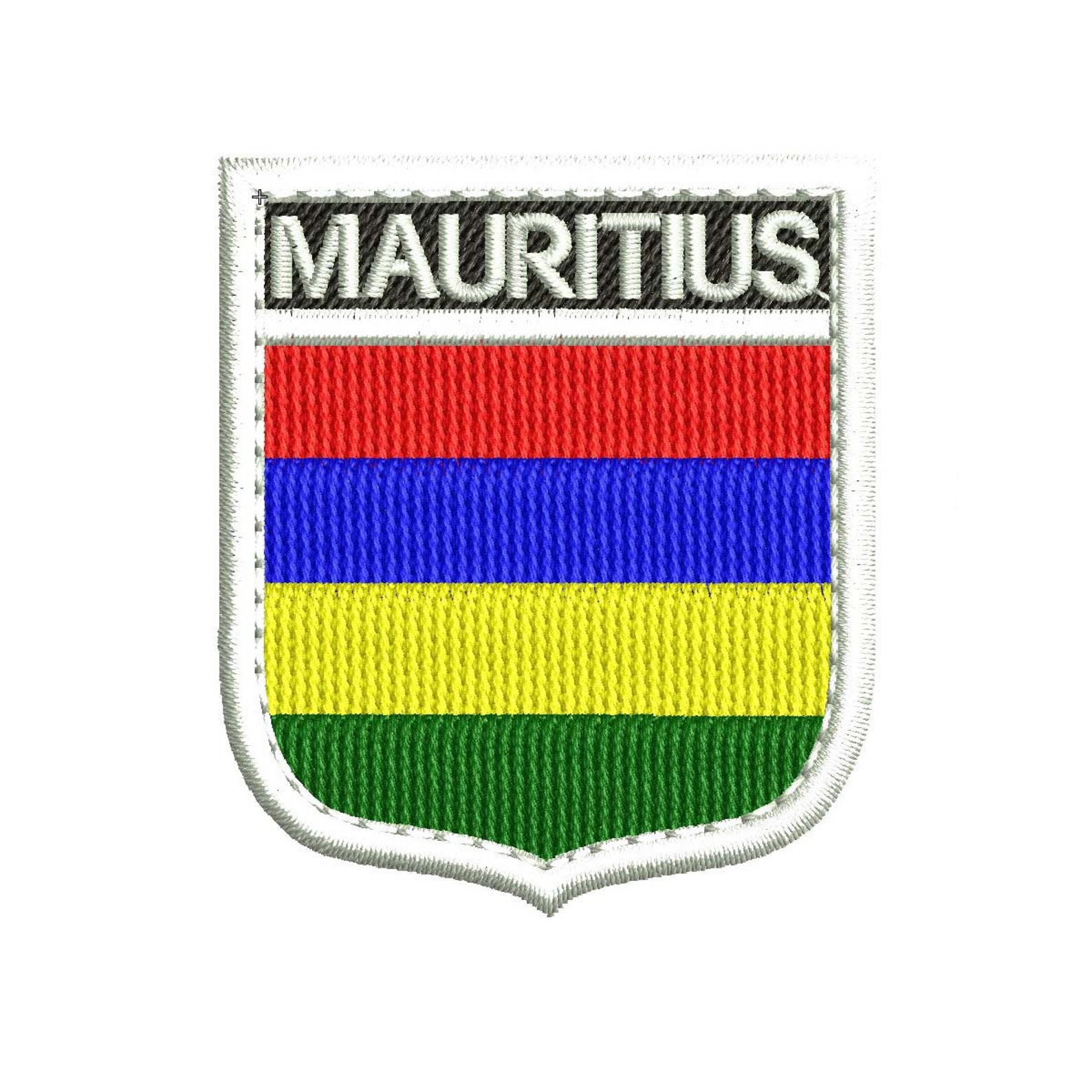 Mauritius Shield Embroidery Design Download | Etsy