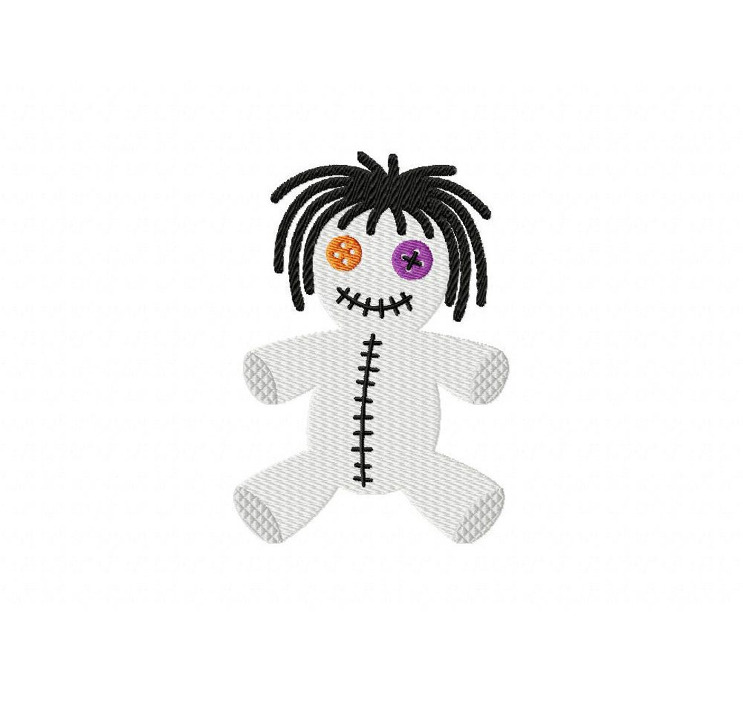 Voodoo Doll Embroidery Design - Etsy