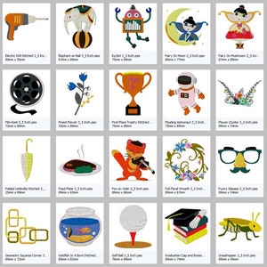 Brother Design Pack - 238 Embroidery Designs in PES Format - Etsy