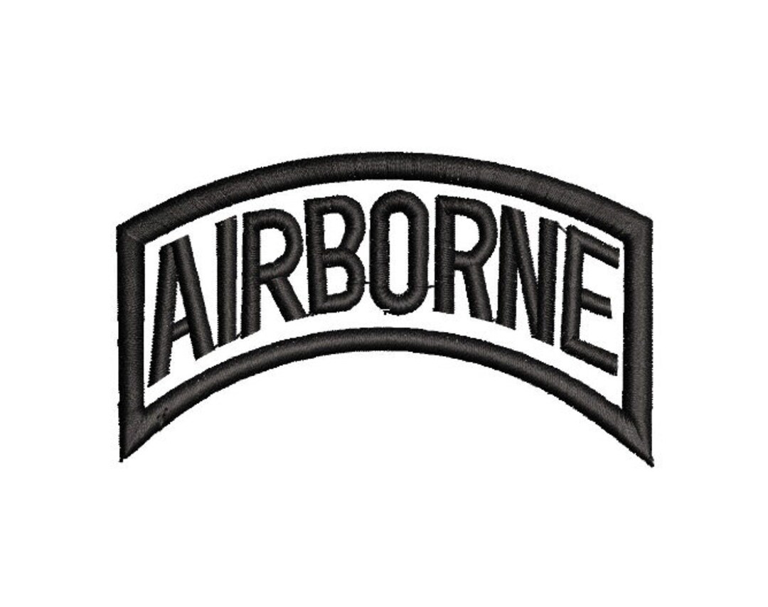 Airborne Embroidery Design EC186 - Etsy