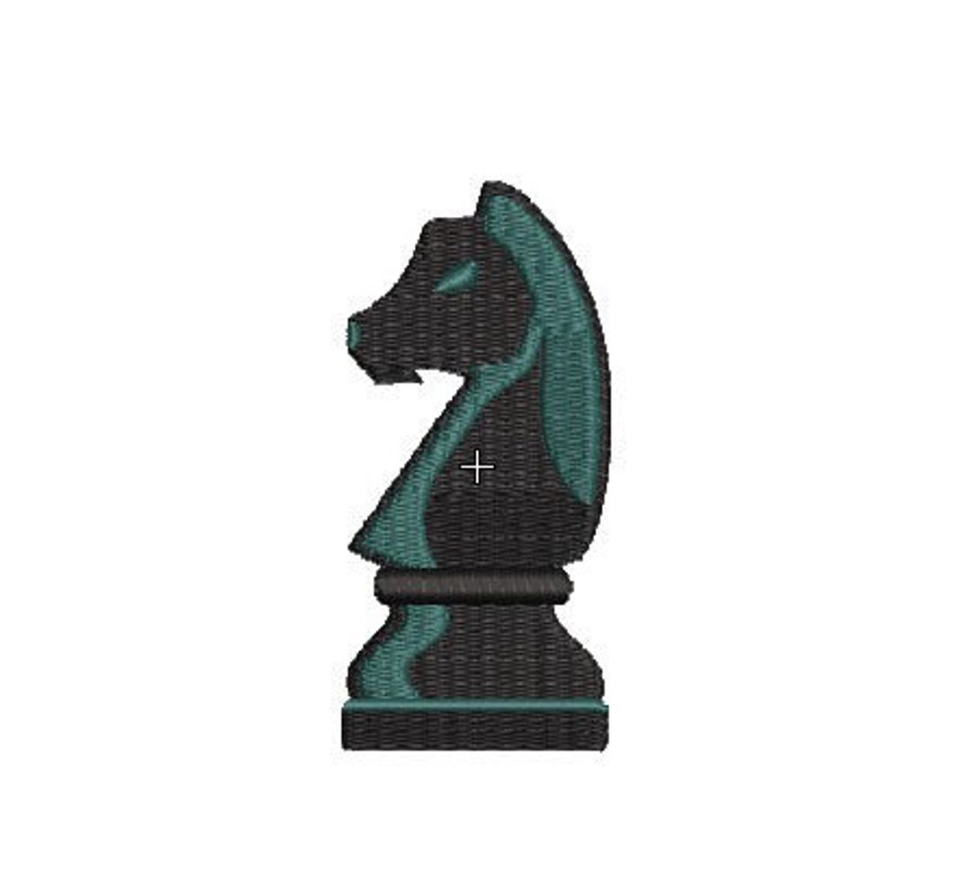 Chess Knight - Machine Embroidery Design in Multiple Formats - Instant ...