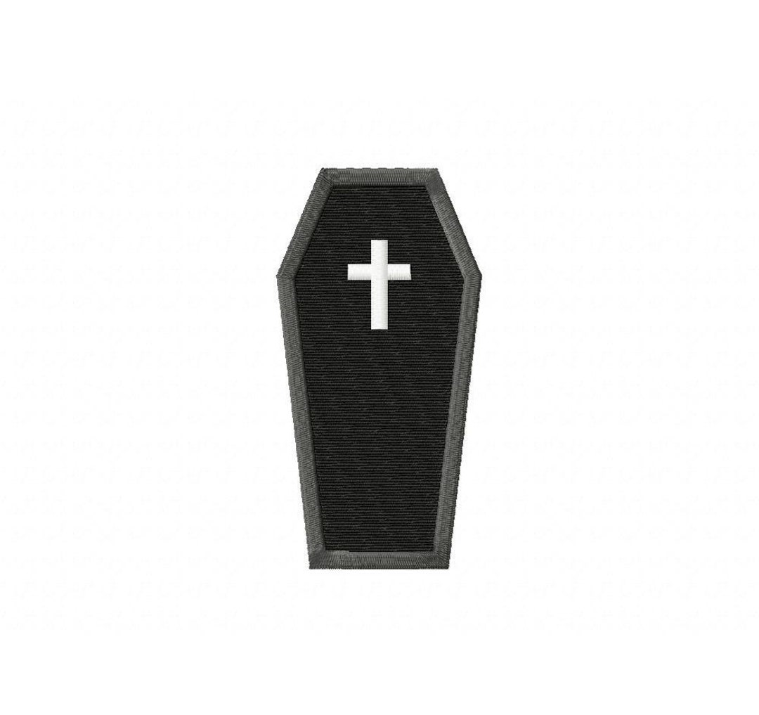 Coffin Embroidery Design - Etsy