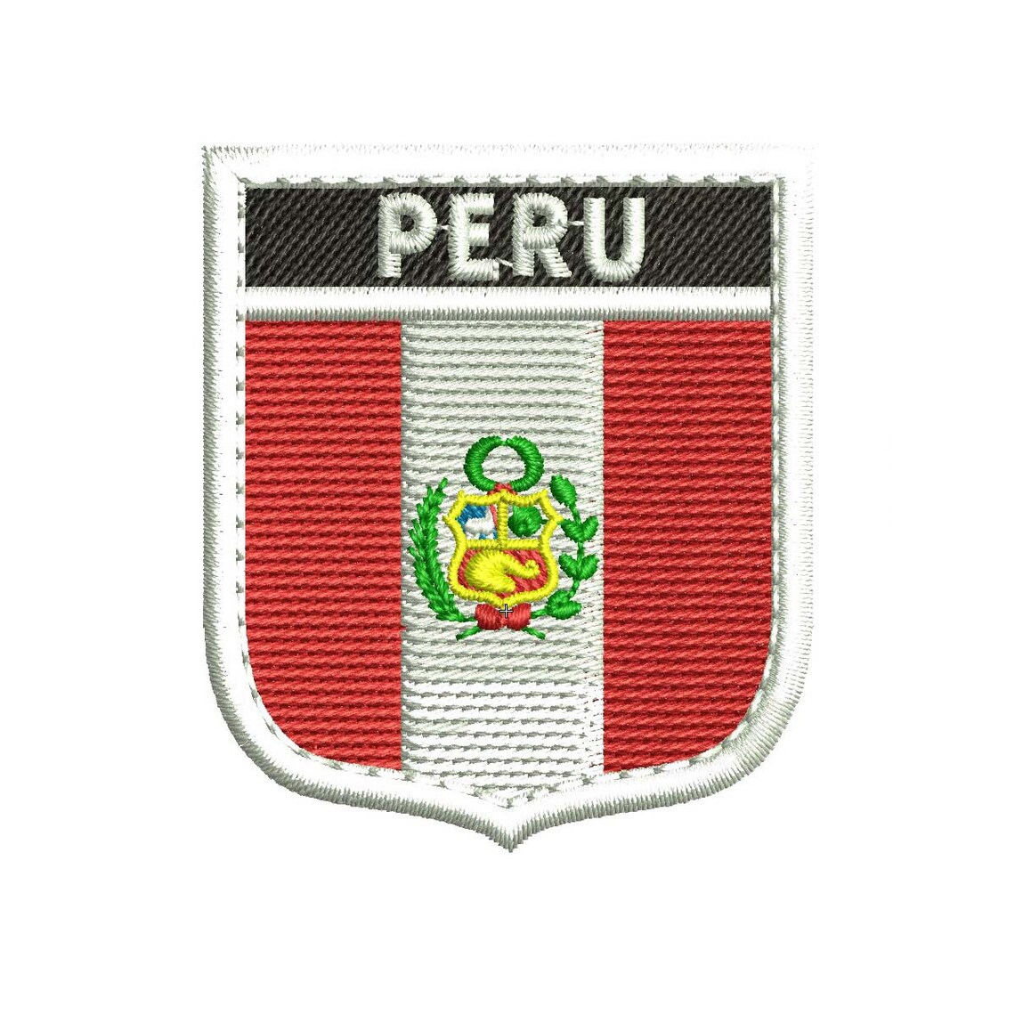 Peru Shield Embroidery Design Download | Etsy