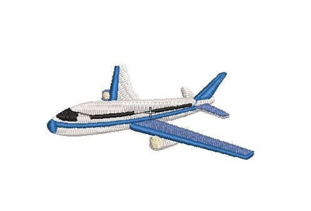 Jet Plane - Machine Embroidery Design in Multiple Formats - Instant ...