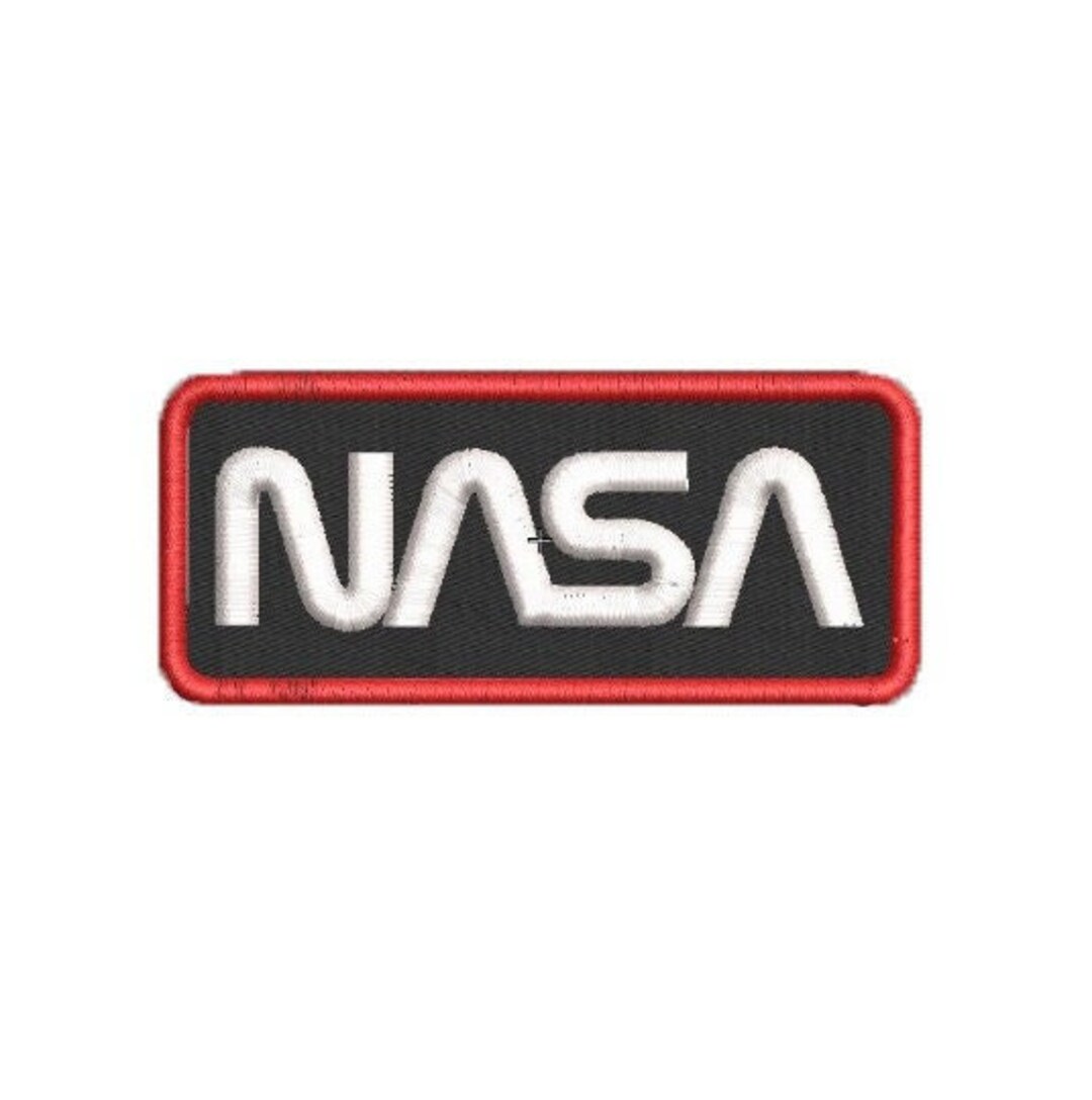 Nasa Text - Embroidery Design - Etsy