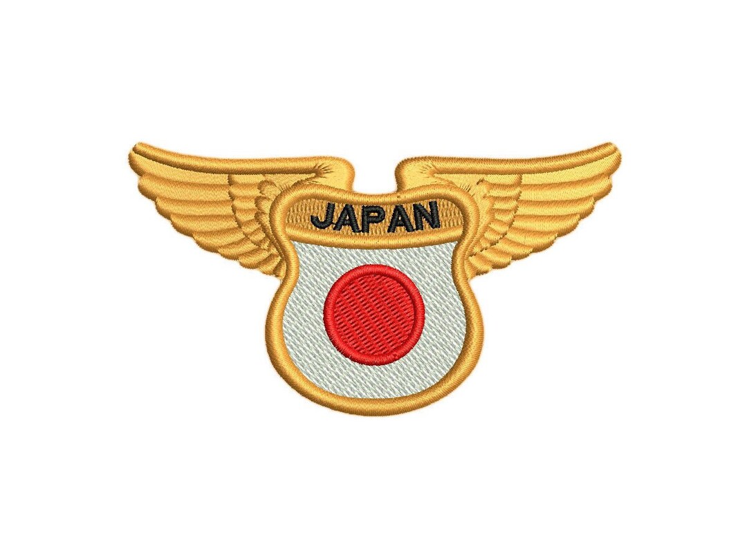 Japan Wings Embroidery Design Download - Etsy