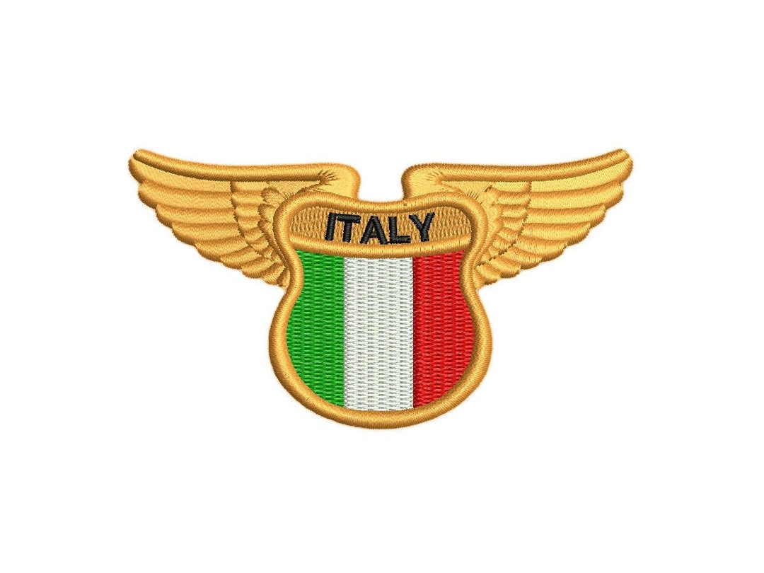 Italy Wings Embroidery Design Download - Etsy