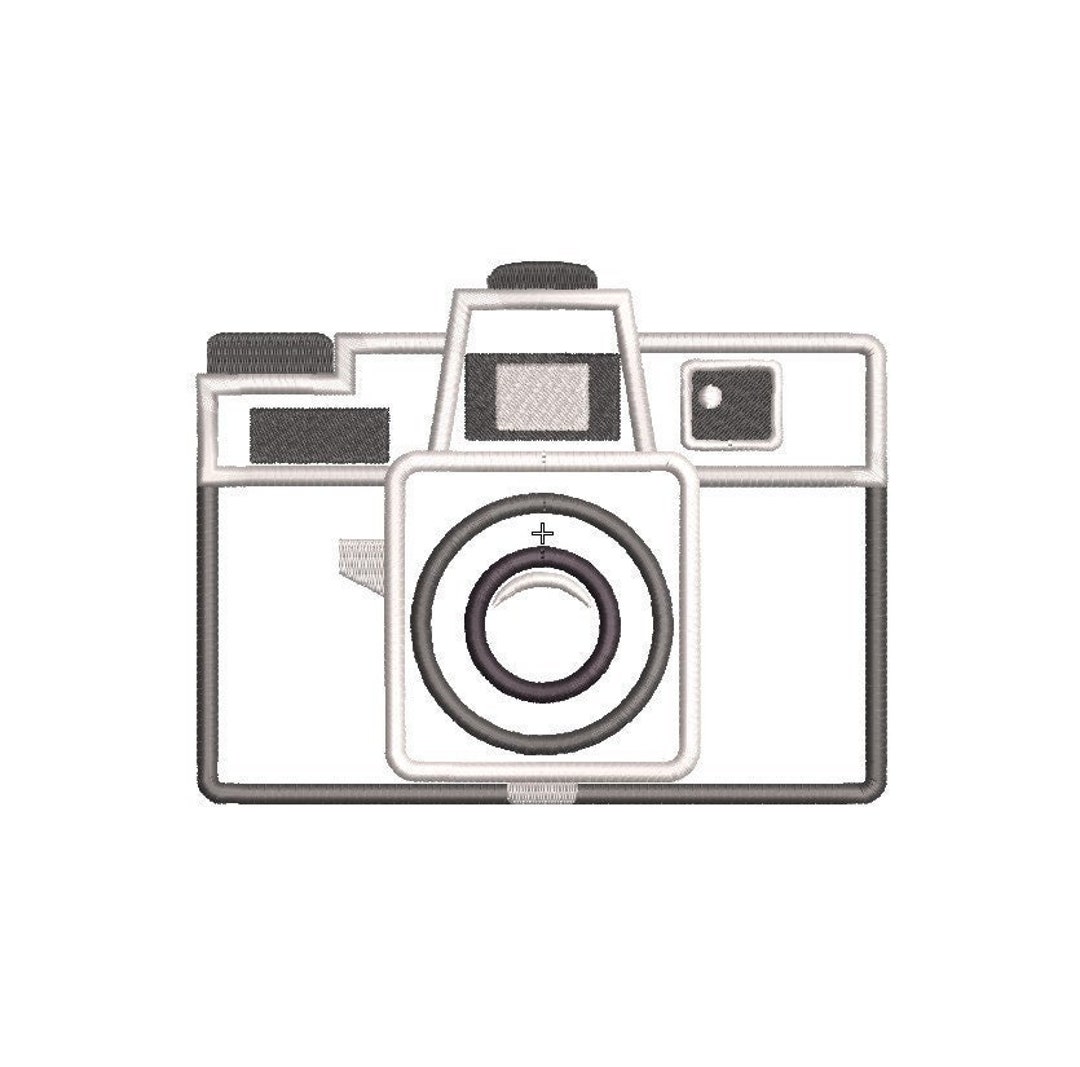 Vintage Camera - Machine Embroidery Design in Multiple Formats ...