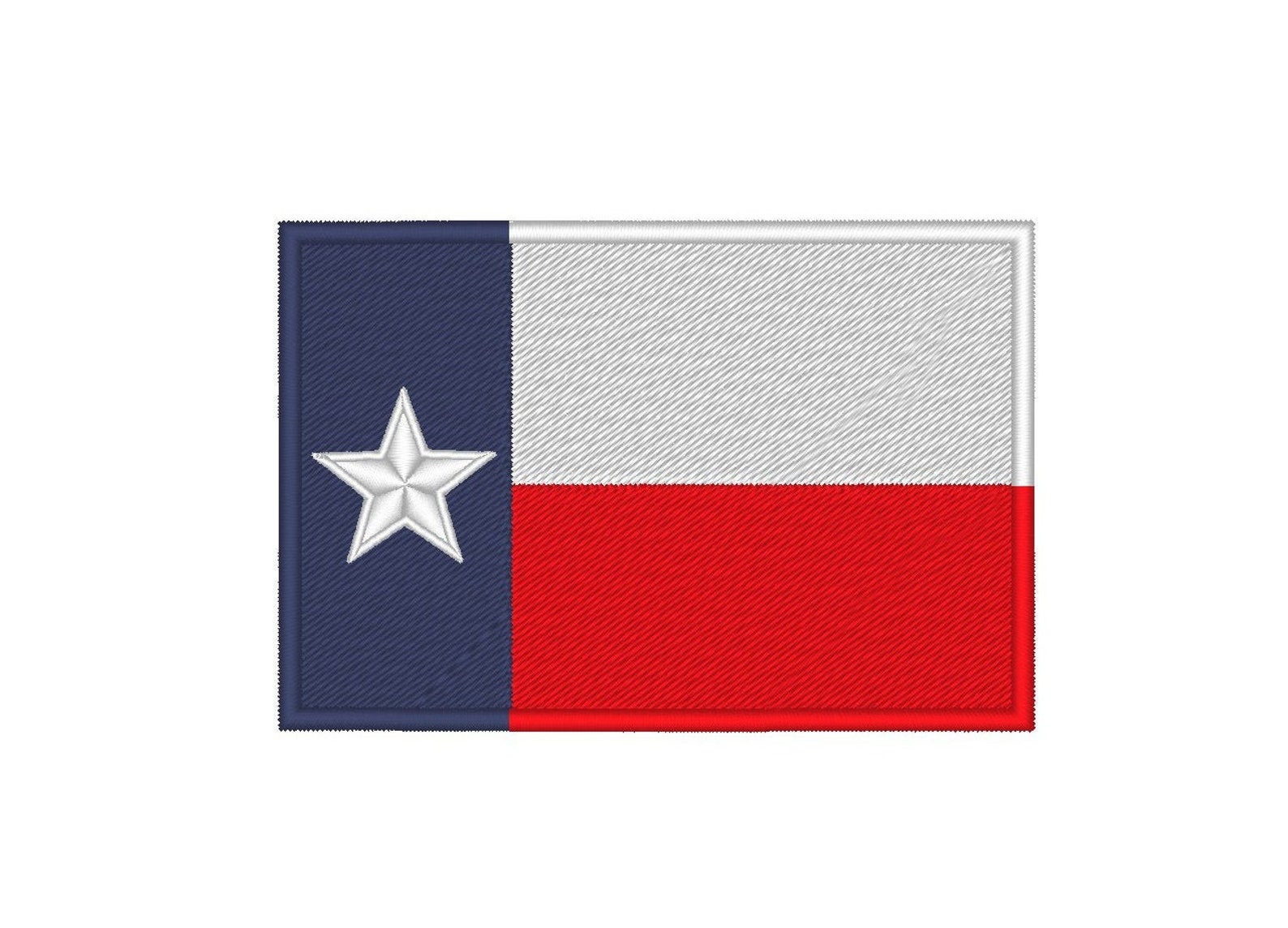 Texas State Flag Embroidery Design Download | Etsy