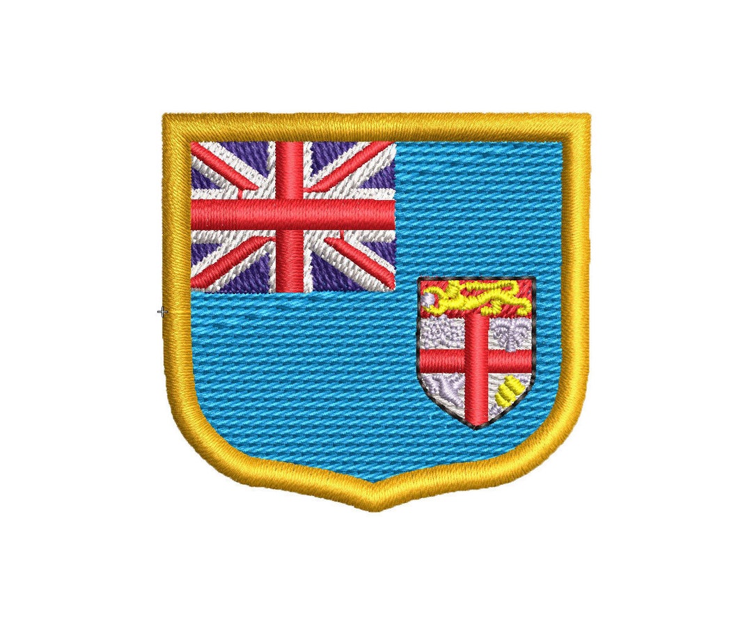 Fiji Mini Shield Machine Embroidery Design Instant - Etsy