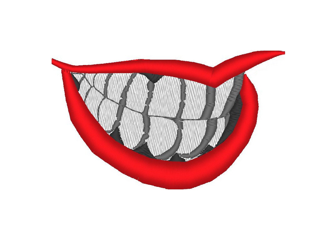 Big Mouth Machine Embroidery Design in Multiple Formats - Etsy