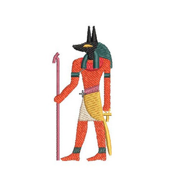 Anubis Embroidery Design Download | Etsy