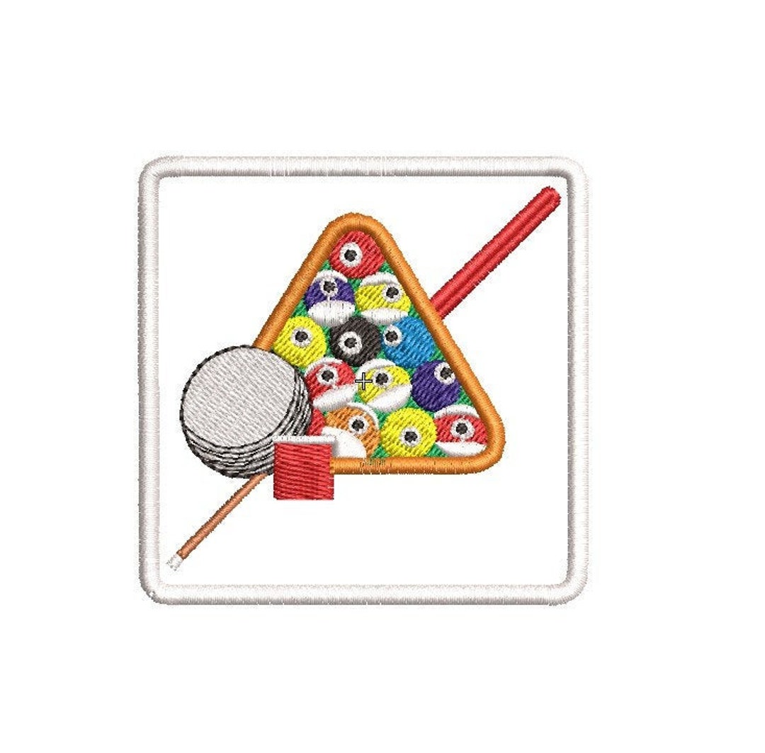 Snooker and Pool - Machine Embroidery Design in Multiple Formats ...