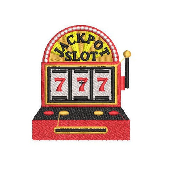 EC0928 Slot Machine Machine Embroidery Design | Etsy