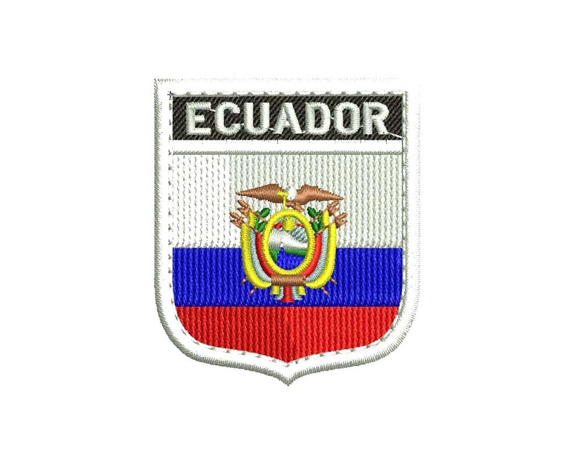 Ecuador Shield Embroidery Design Download | Etsy