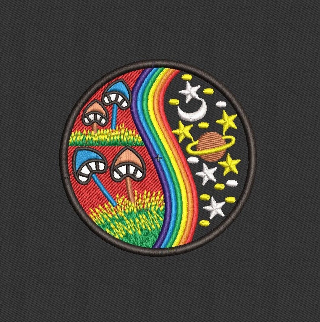 Magic Rainbow Universe Embroidery Design Download - Etsy
