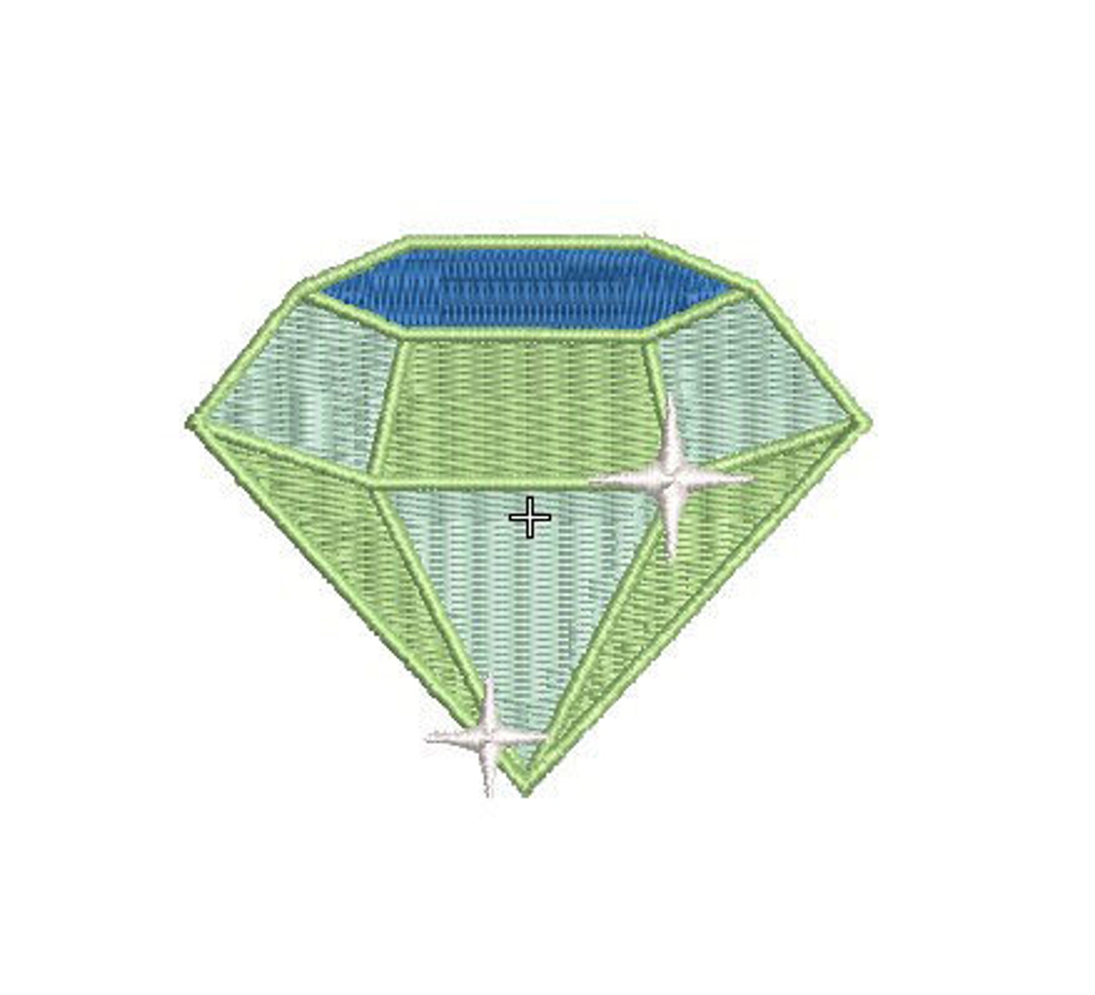 Diamond Machine Embroidery Design in Multiple Formats - Etsy