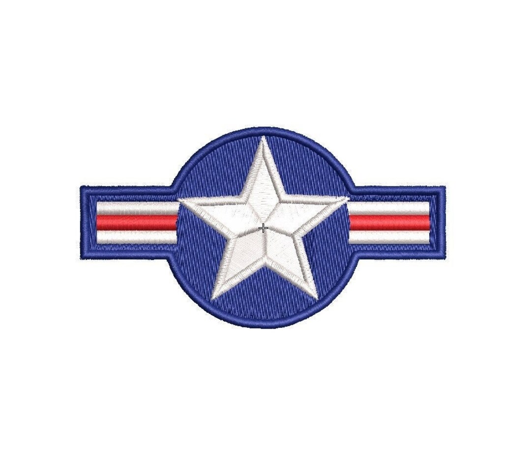 US Airforce Roundel Embroidery Design - Etsy