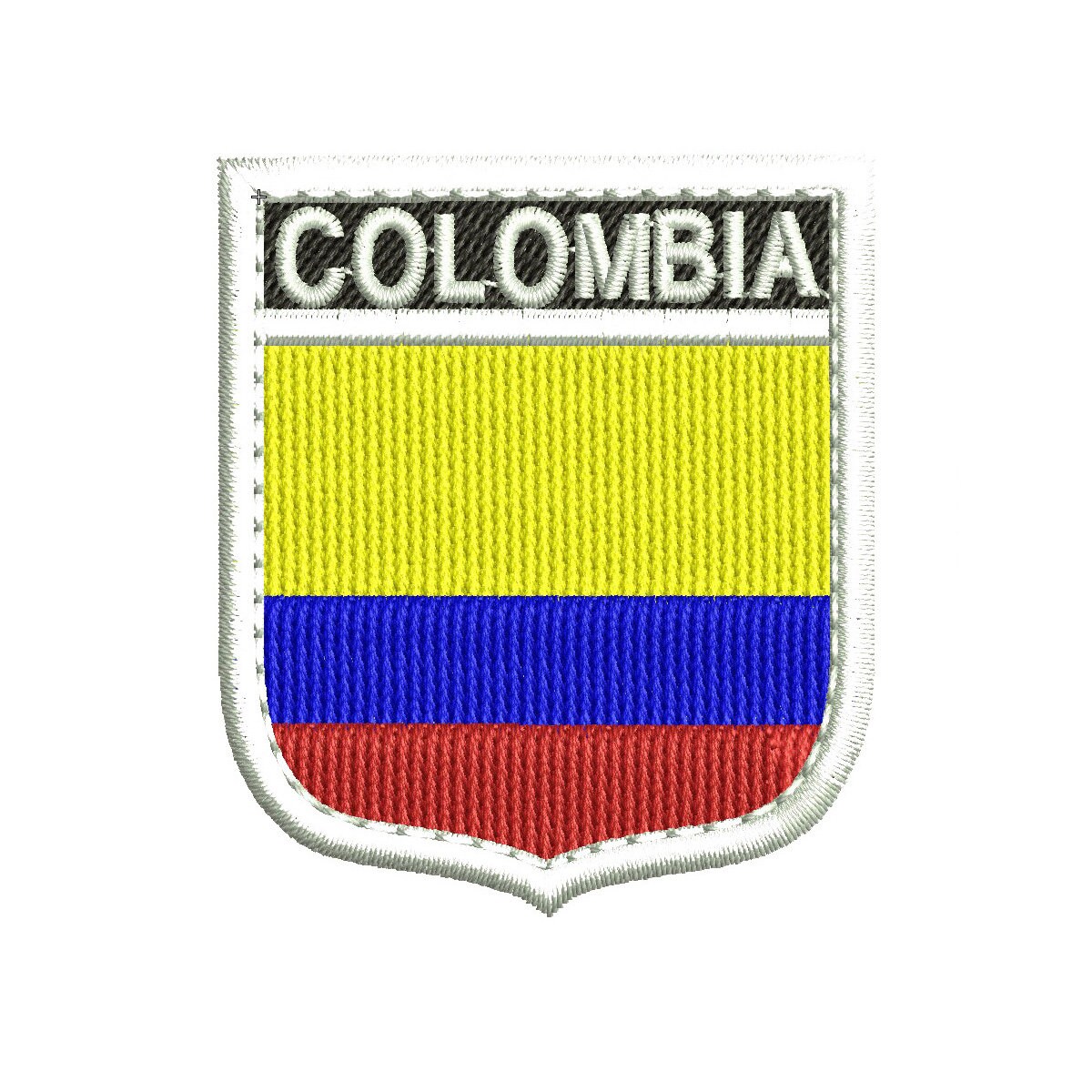 Colombia Shield Embroidery Design Download | Etsy