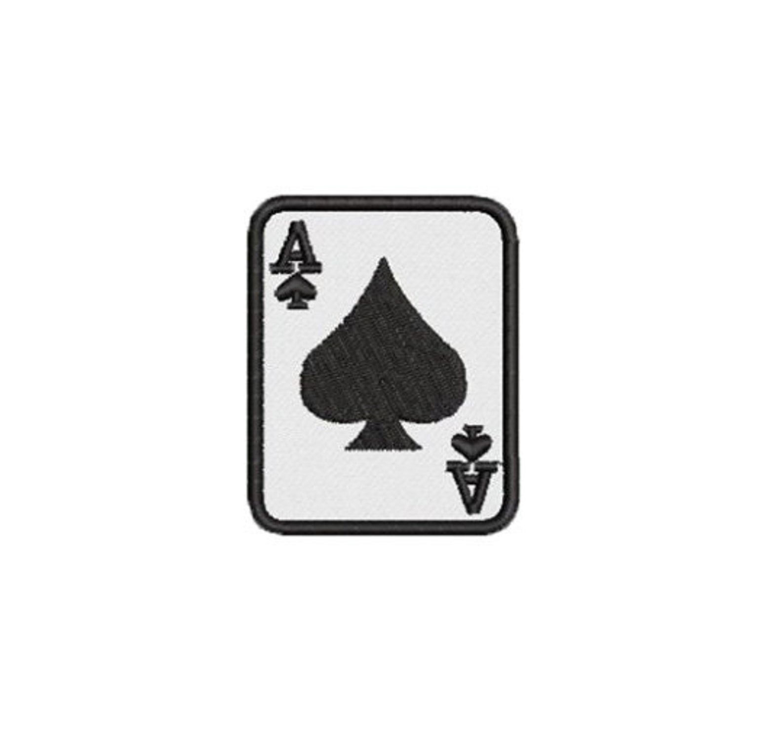 Ace of Spades Machine Embroidery Design in Multiple Formats - Etsy UK