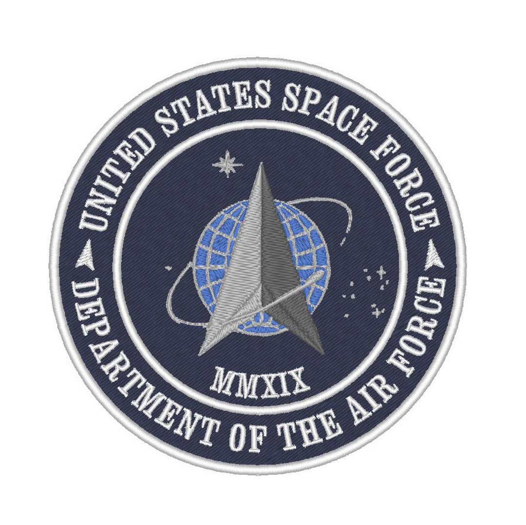 Space Force Embroidery Design - Etsy