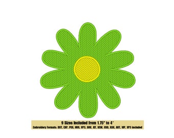 Flower Embroidery Design | Flower Pes File | Flower Dst File | Flower ...