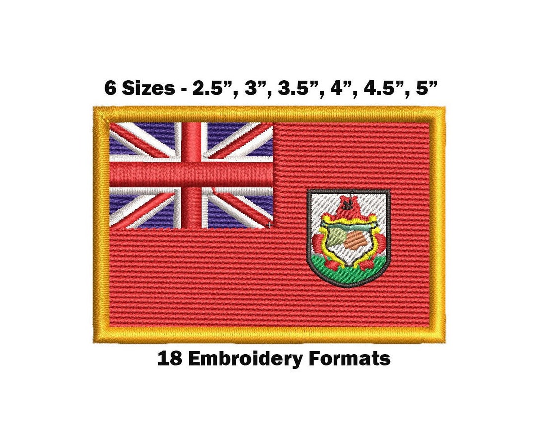 Bermuda National Flag - Embroidery Design Download - Etsy