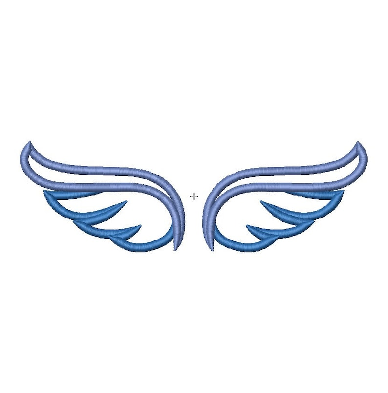 Wings - Machine Embroidery Design in Multiple Formats - Instant ...