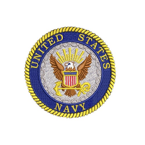 US Navy Embroidery Design - Etsy