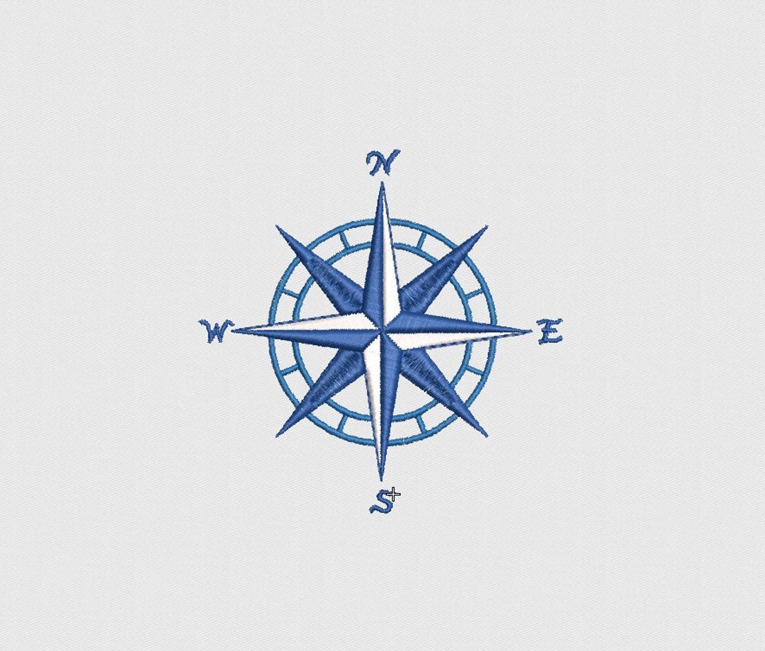 Compass V2 Embroidery Design Download - Etsy