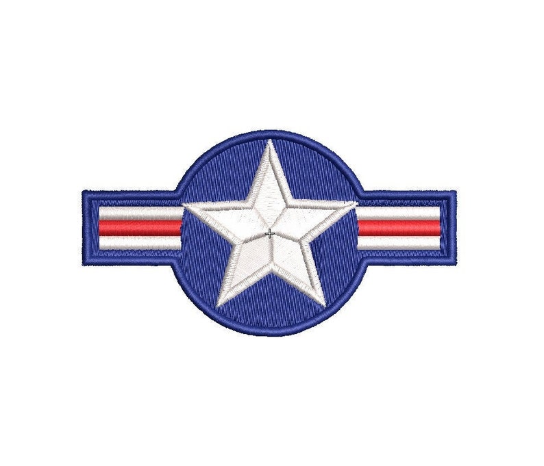 US Airforce Roundel Embroidery Design - Etsy
