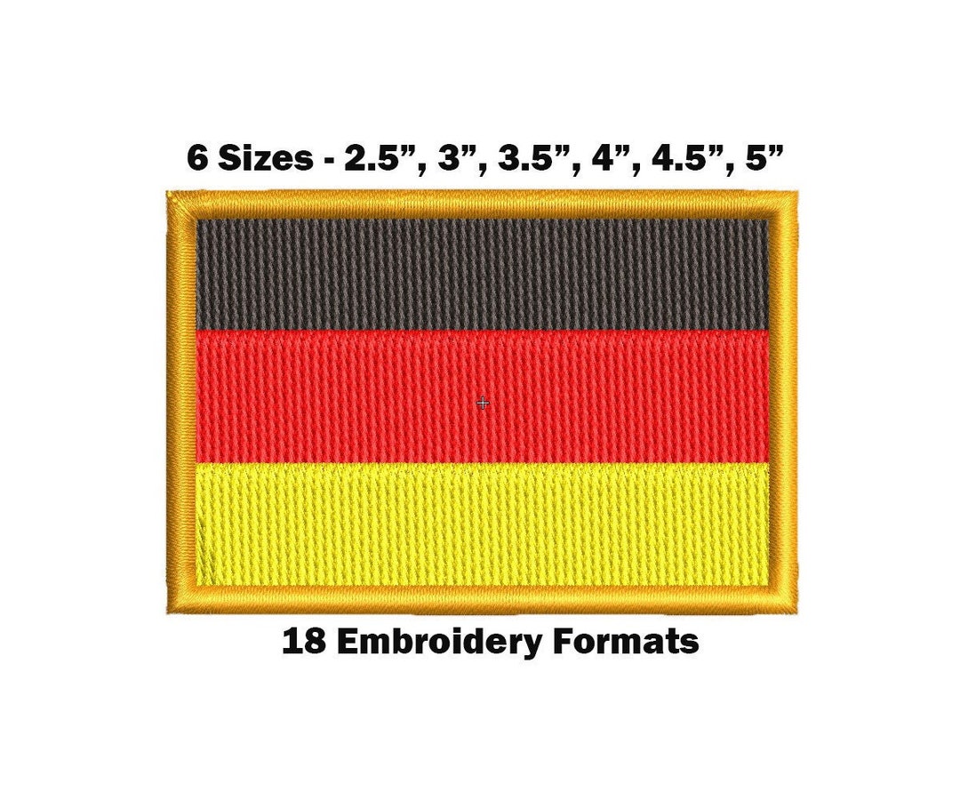 Germany National Flag - Embroidery Design Download - Etsy