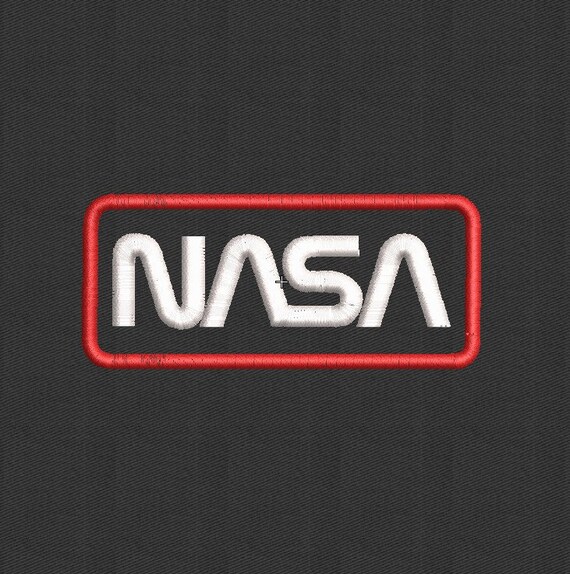 Nasa Text Embroidery Design | Etsy