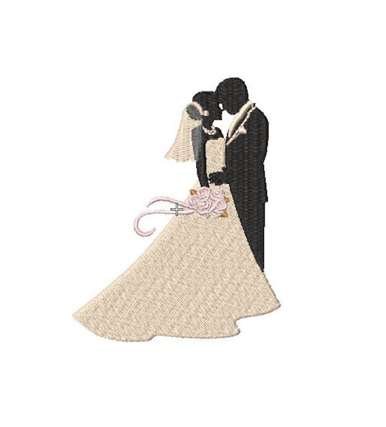 Wedding Machine Embroidery Design in Multiple Formats | Etsy