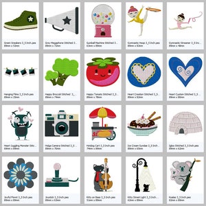 Elna Design Pack - 238 Embroidery Designs in JEF, SEW and EMD Formats ...