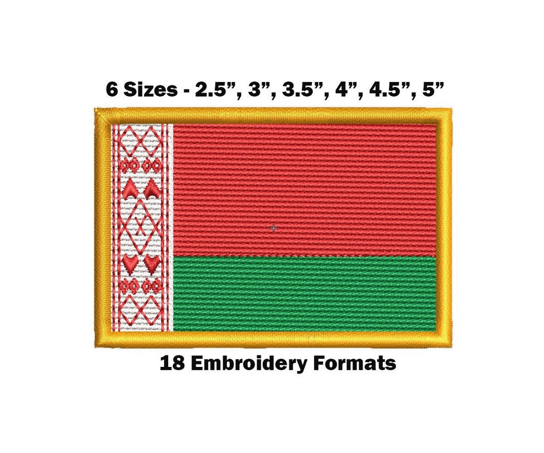 Belarus National Flag - Embroidery Design Download - Etsy