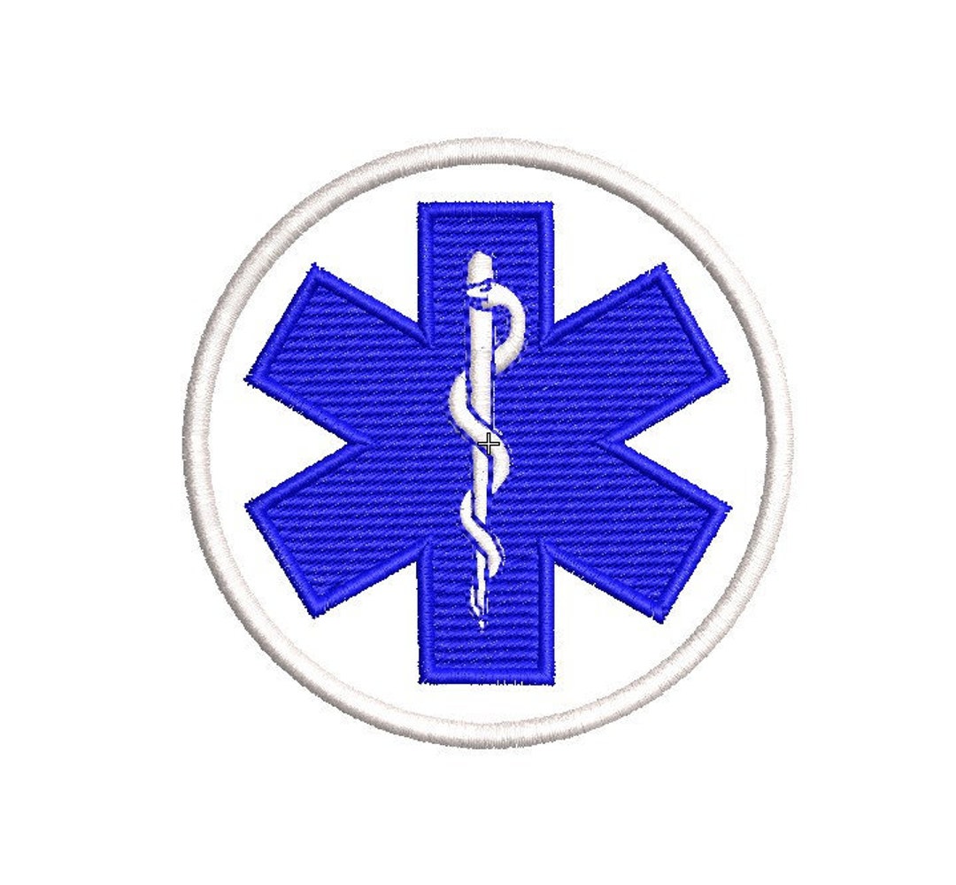 Circular Star of Life - Machine Embroidery Design - Etsy