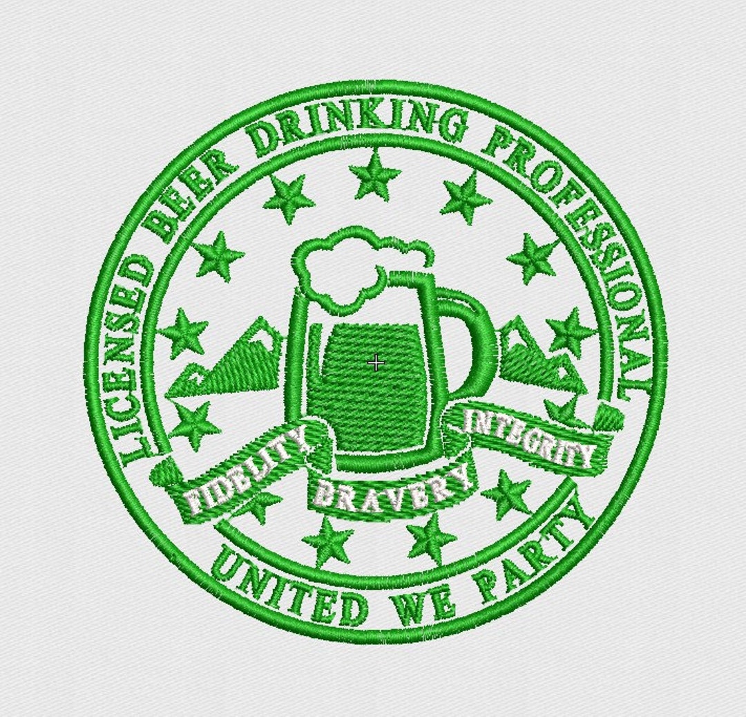 United We Party - Machine Embroidery Design in Multiple Formats ...