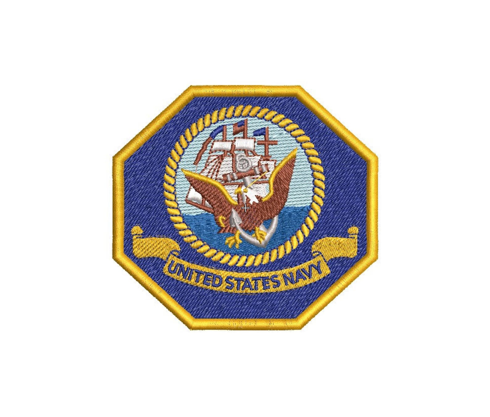US Navy Embroidery Design version 2 | Etsy