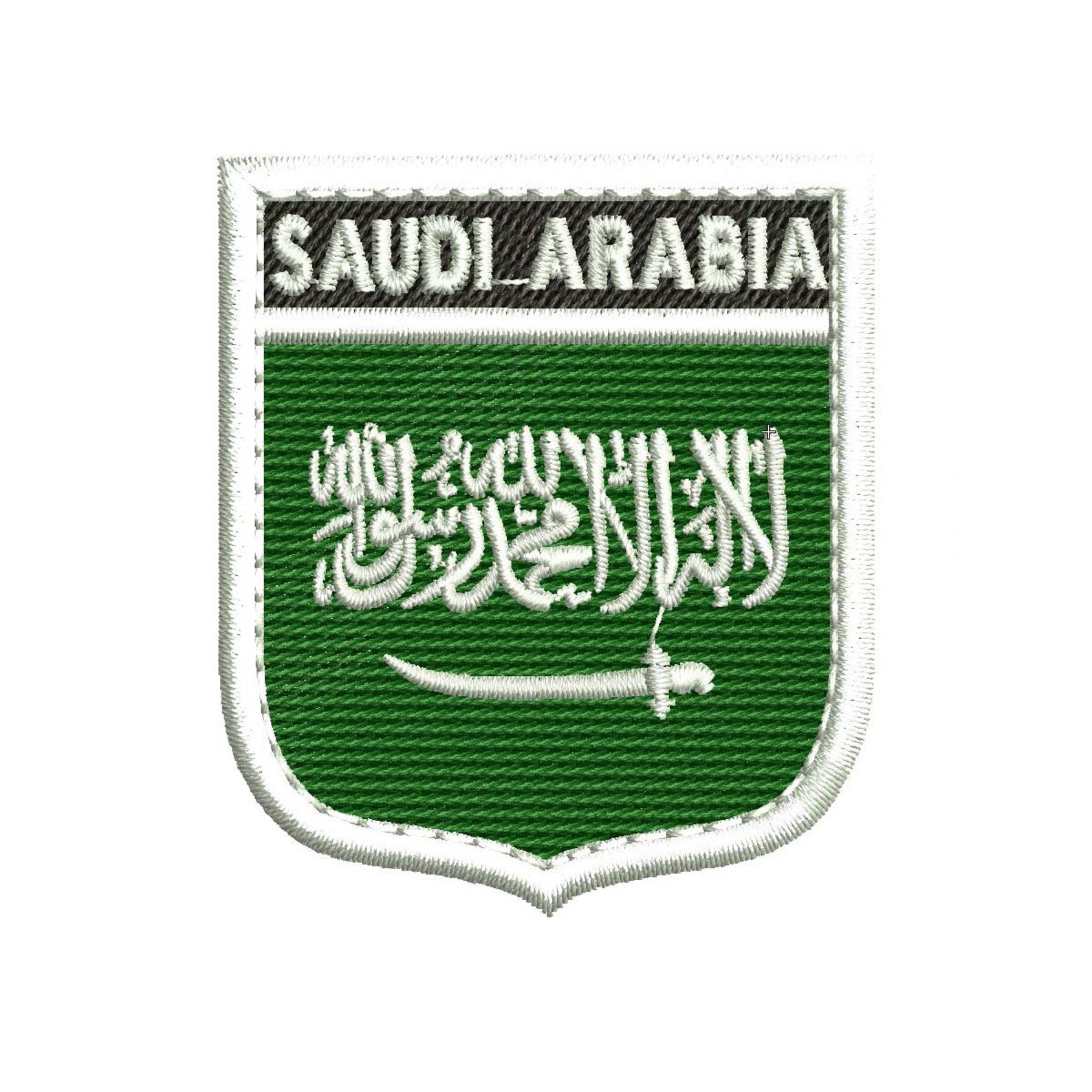 Saudi Arabia Shield Embroidery Design Download | Etsy