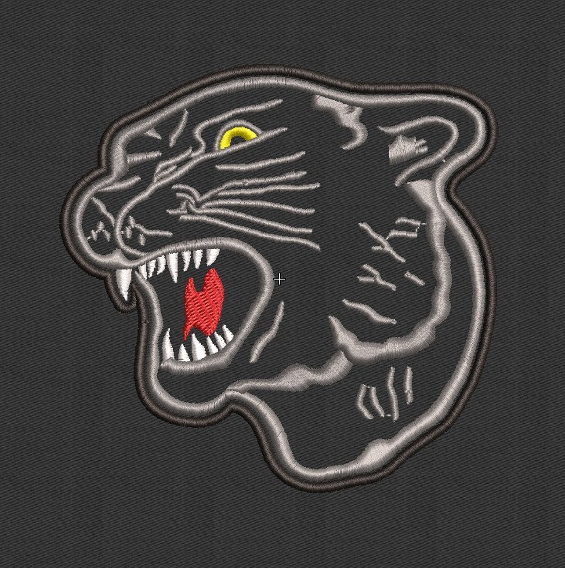 Black Panther Embroidery Design Download - Etsy