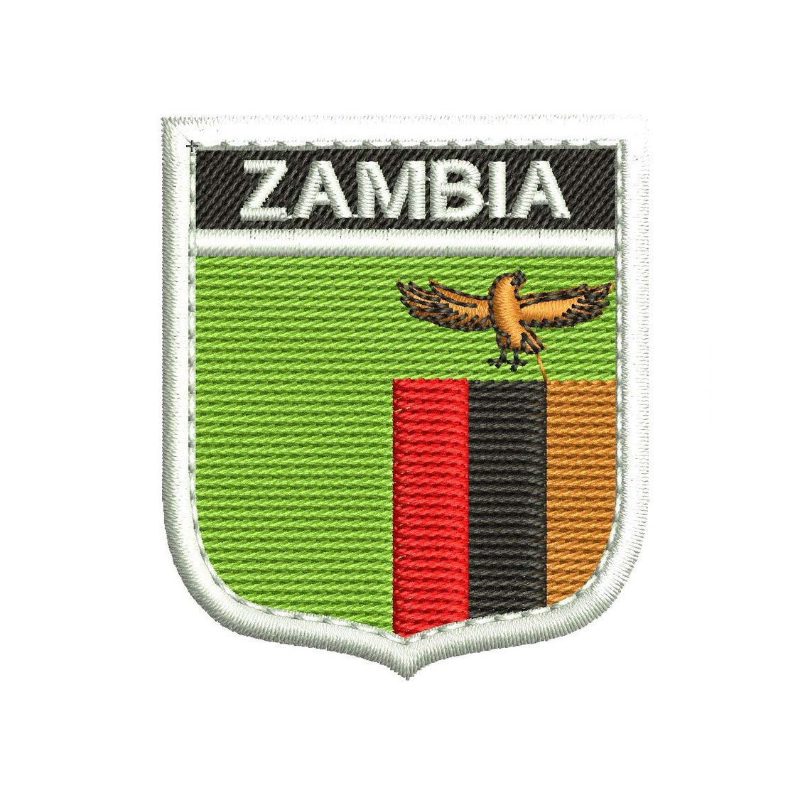 Zambia Shield Embroidery Design Download | Etsy