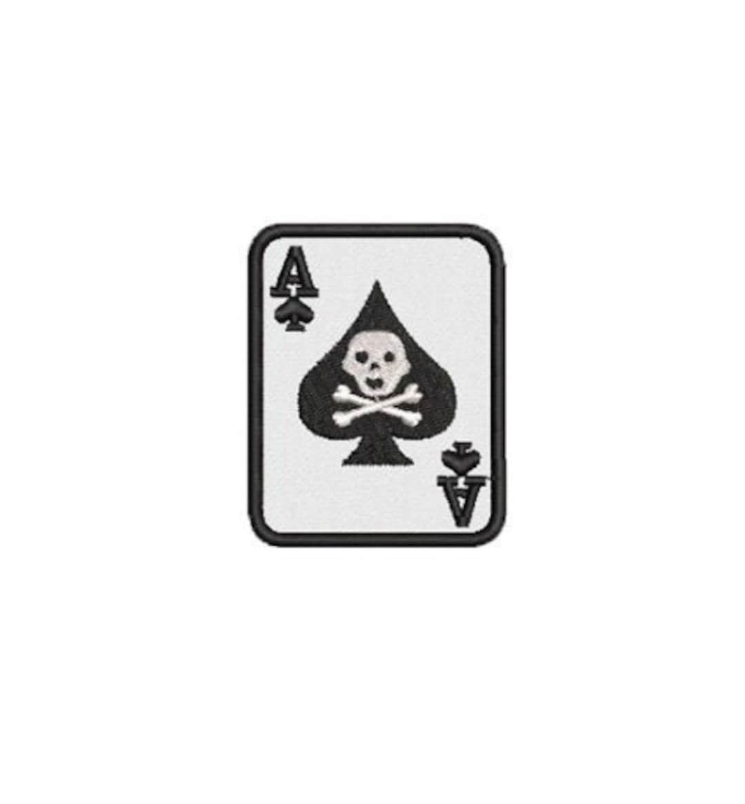 Skull of Spades Embroidery Design - Etsy