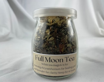 Magick Full Moon Organic Herbal Tea Blend - Etsy