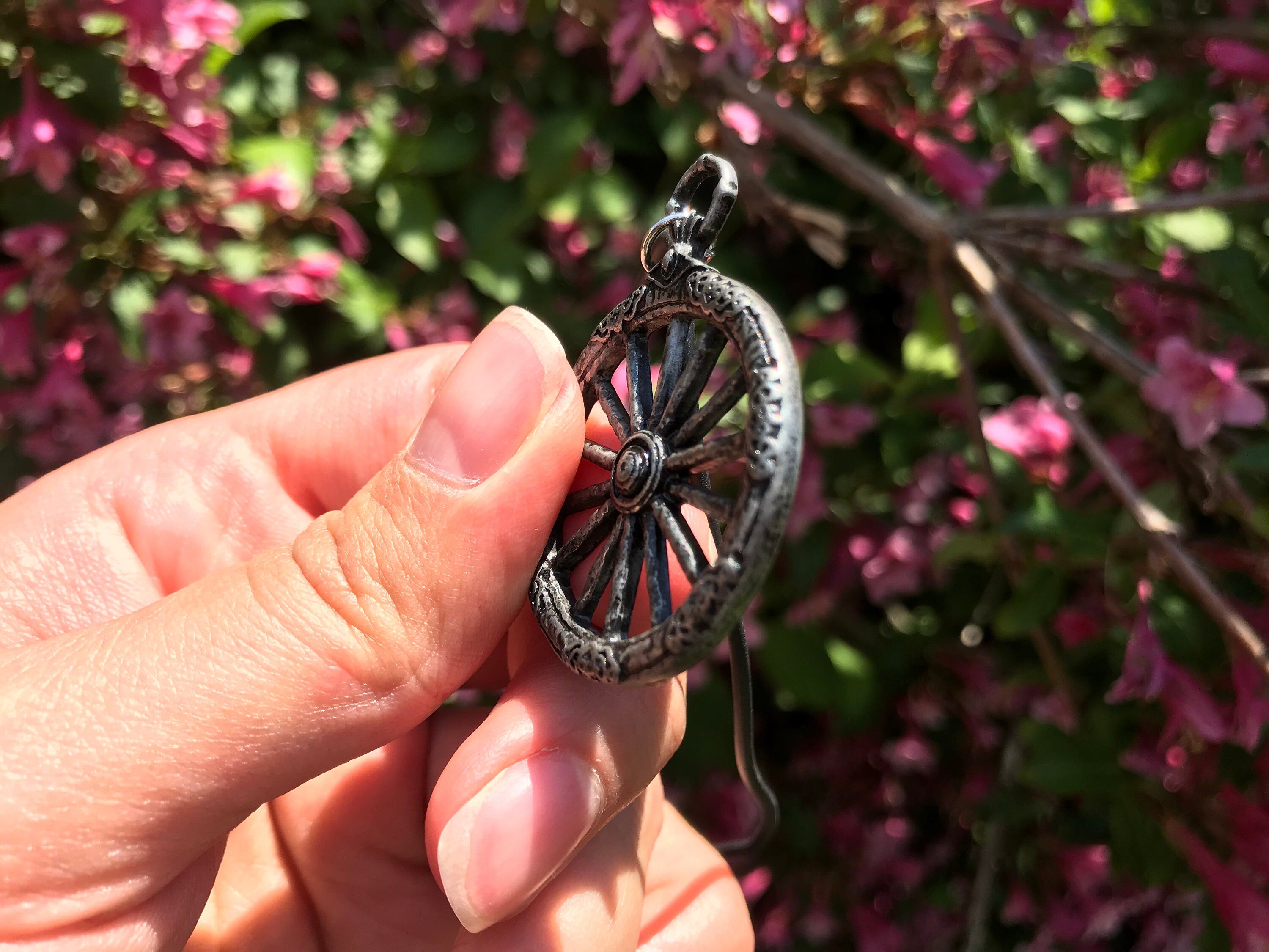 Wheel Hunter Badge Crow Hunter Badge Bloodborne Necklace - Etsy