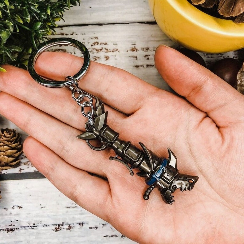 Jinx Bazooka Keychain Inspired Lol Gamer Jinx Key Chain Gift - Etsy